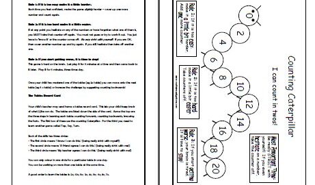 The Counting Caterpillar | Maths Without Limits