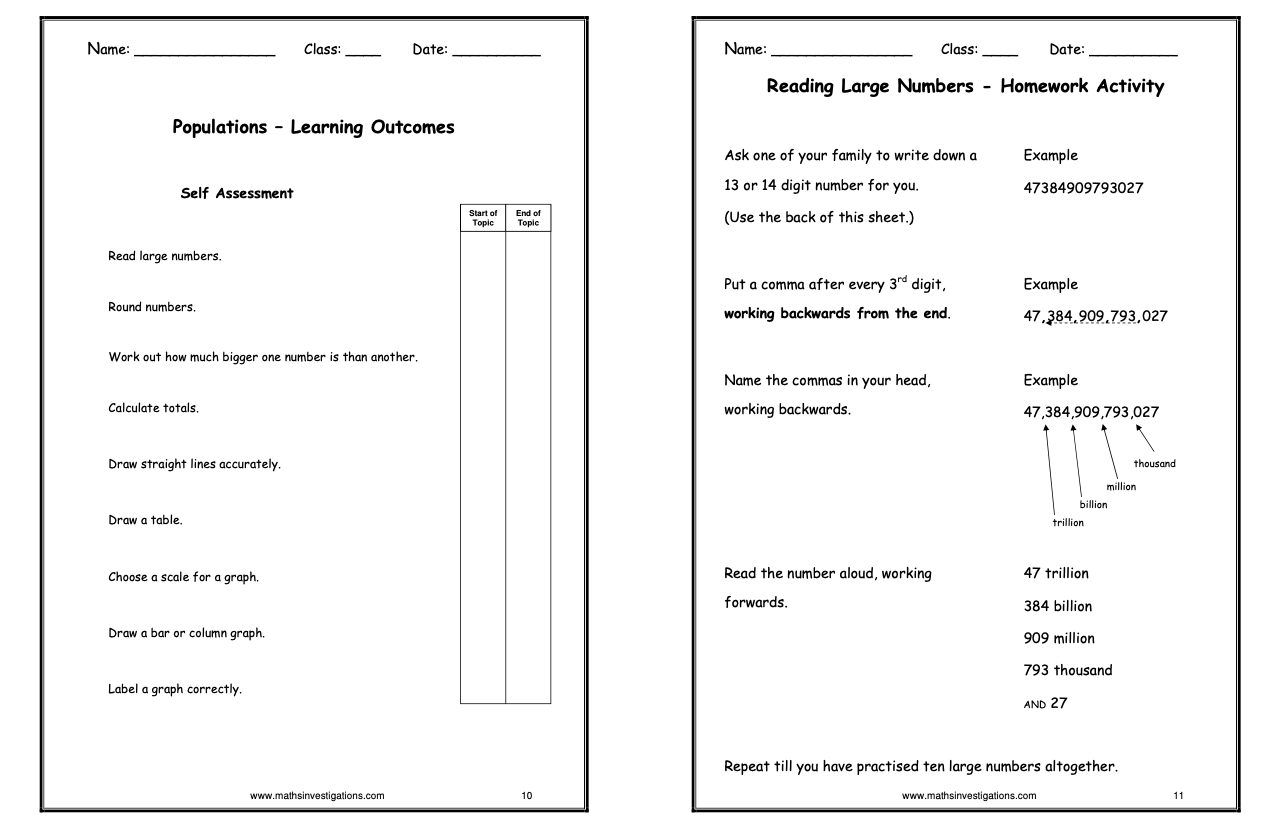 Maths Without Limits - Resources for teachers & parents